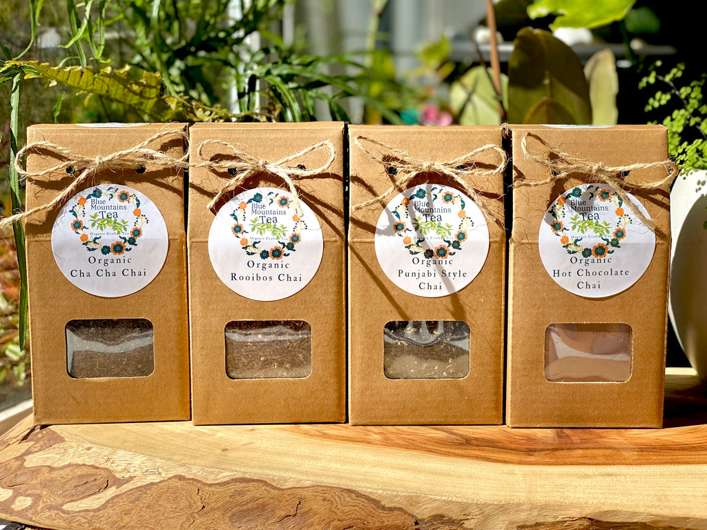 Blue Mountains Tea Company, Organic, Fair trade, Hand-blended Teas.